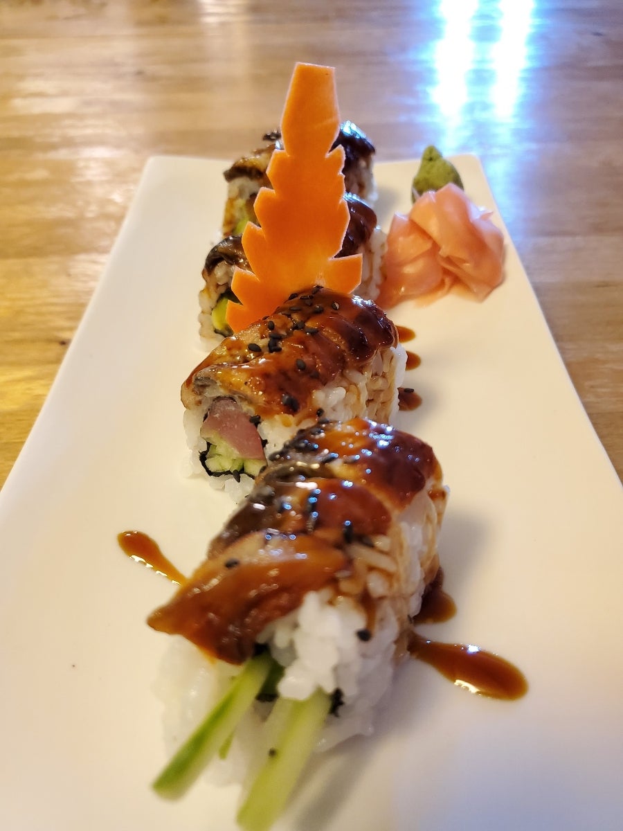 dragon roll eel