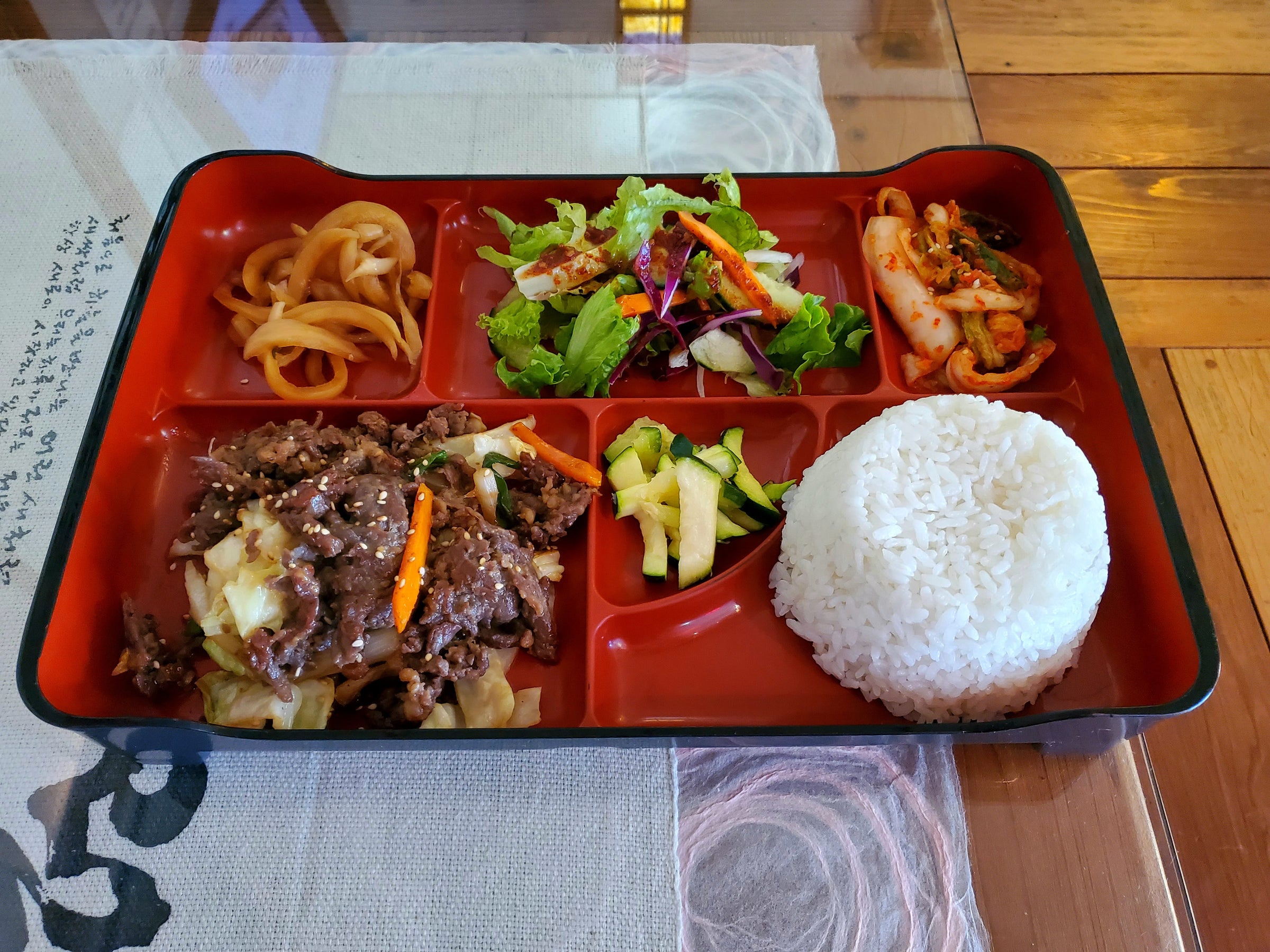 Beef Bulgogi Bento